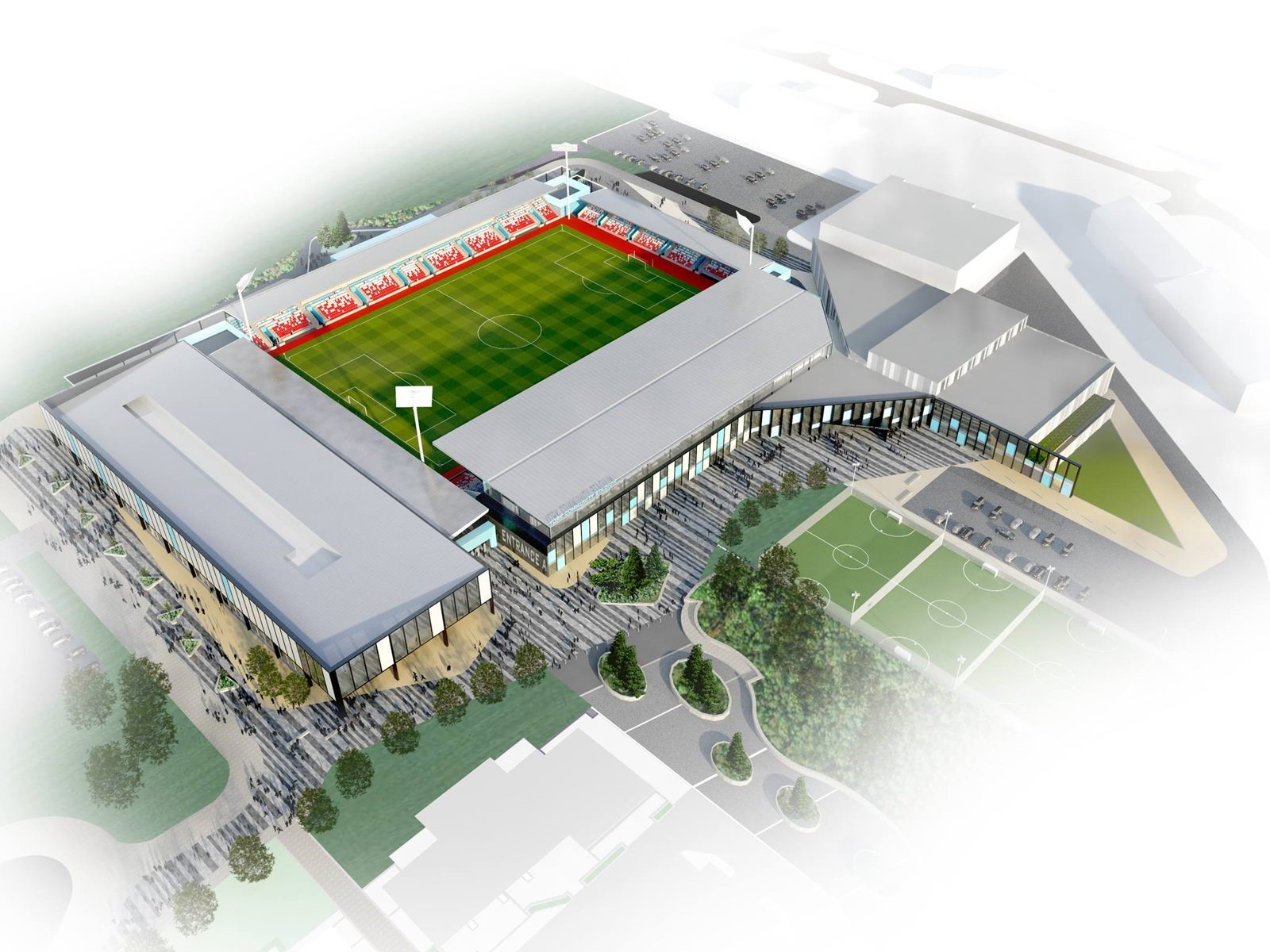 The York Community Stadium & Leisure Complex - Wetheralds Painters ...